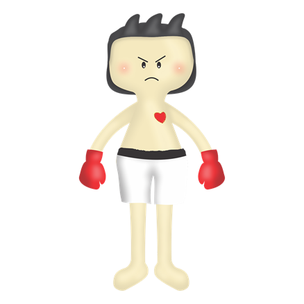 Boneco Boxeador - Bonecário